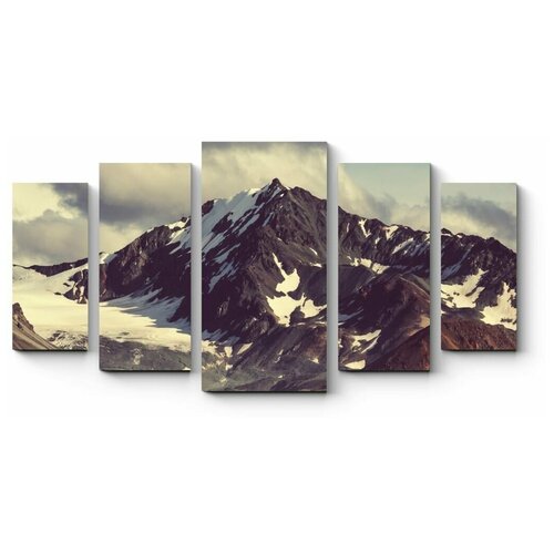 Модульная картина Горный пейзаж Аляски 180x99