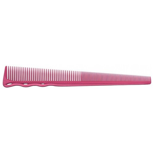 Расческа Y. S. Park для стрижки коротких волос розовая 187мм