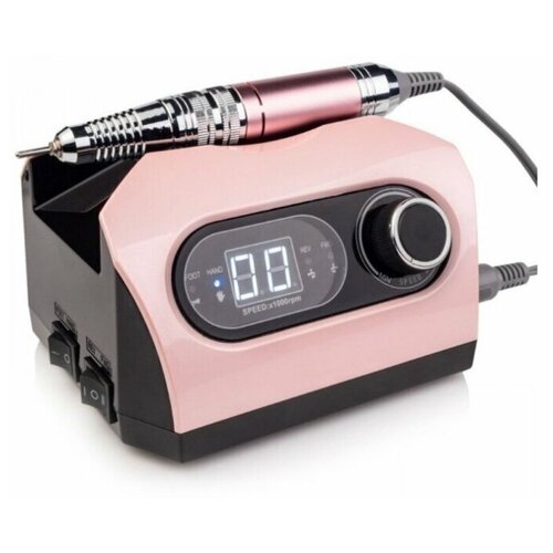 Аппарат для маникюра Nail Drill ZS-717 PRO, 35000 об, 65 вт, розовый