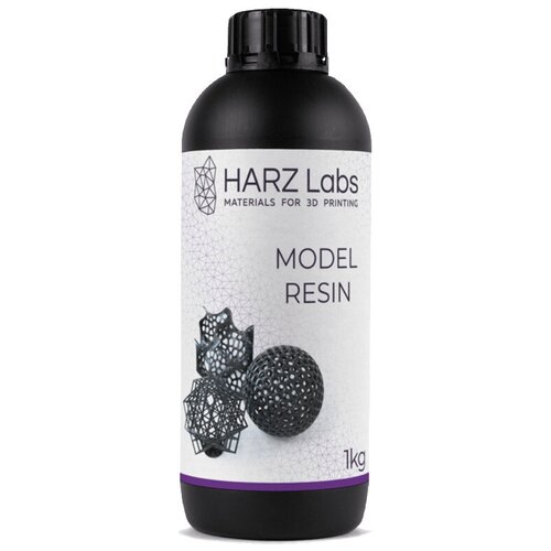 Фотополимер для 3D принтера HARZ Labs Model LCD/DLP черный 1 л