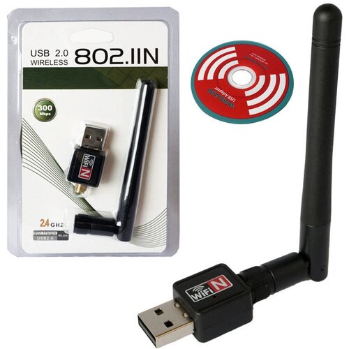 Адаптер Wi-Fi USB беспроводной с антенной для DVB-T2 приставок с поддержкой IPTV