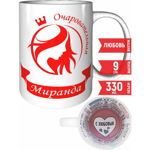 Кружка очаровательная Миранда - с любовью внутри