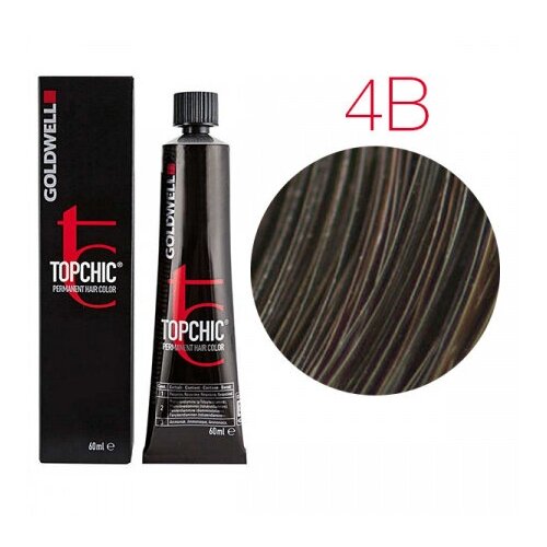 Goldwell Topchic стойкая крем-краска для волос, 4B гавана коричневый, 60 мл