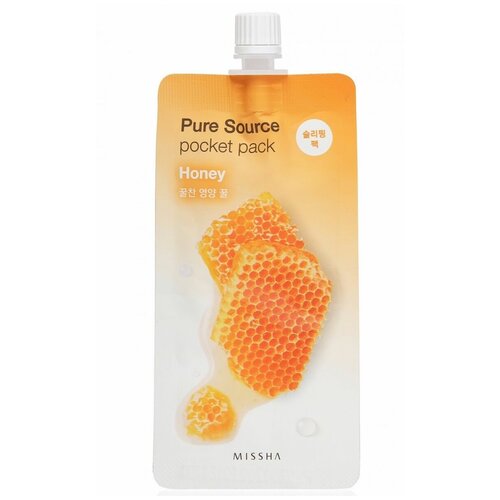 Ночная маска для лица MISSHA Pure Source Pocket Pack (Honey)