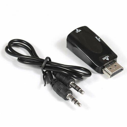 Переходник HDMI-VGA ExeGate EX-HDMIM-VGAF-C (19M/15F) EX284927RUS