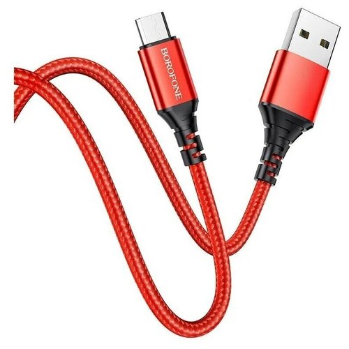 Кабель USB - MicroUSB Borofone BX54 Красный