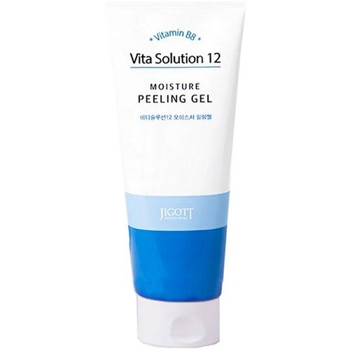 Jigott Увлажняющий пилинг-гель для лица / Vita Solution 12 Moisture Peeling Gel, 180 мл