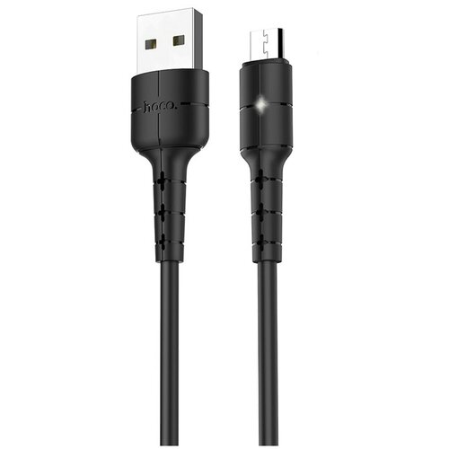 Кабель USB, micro USB, Hoco X30 Star, для HTC, Samsung, 120 см, черный