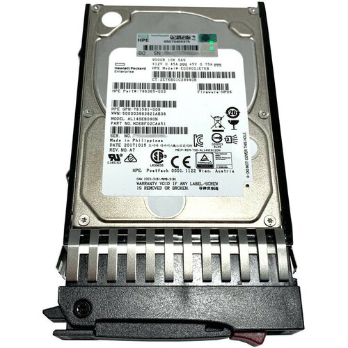 Жесткий диск HP 900GB SAS, 10K 785414-001