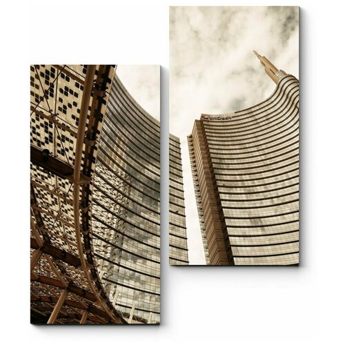 Модульная картина Современная архитектура Милана40x50