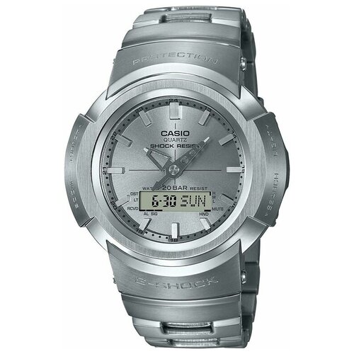 Наручные часы CASIO G-Shock AWM-500D-1A8, серебряный, черный