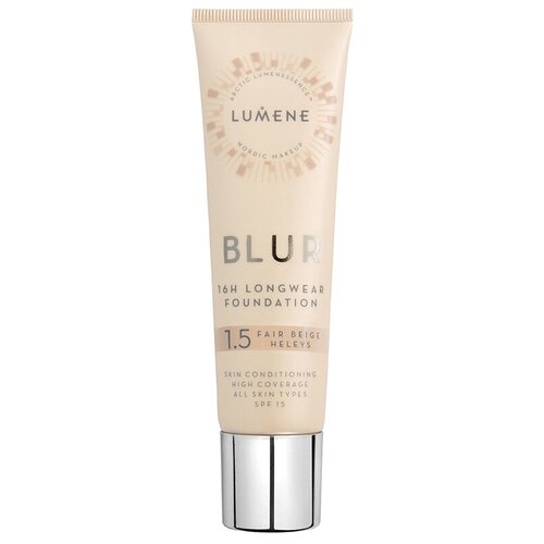 Lumene Тональный крем Blur, SPF 15, 30 мл/40 г, оттенок: 1.5 fair beige