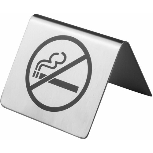 Табличка Prohotel "Не курить" 60х60х45мм, нерж. сталь, 1 шт.