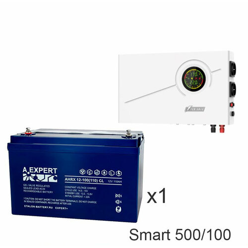 ИБП Powerman Smart 500 INV + ETALON AHRX 12-100 GL
