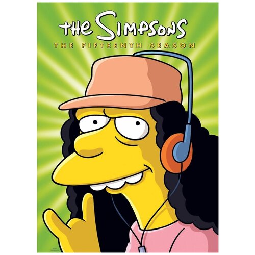 Плакат, постер на холсте Simpsons/Cимпсоны/. Размер 21 х 30 см