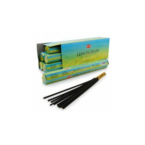 Hem Incense Sticks LEMONGRASS (Благовония лимонник, Хем), уп. 20 палочек.