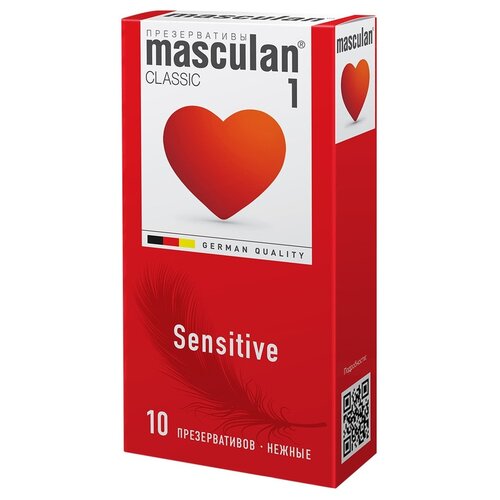 Презервативы masculan 1 Classic Sensitive, 10 шт.