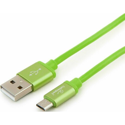 Кабель USB A (M) - microUSB B (M), 1м, Gembird (CC-S-mUSB01Gn-1M)