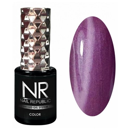 Nail Republic гель-лак для ногтей Color, 10 мл, 10 г, 502 японская роза перламутр