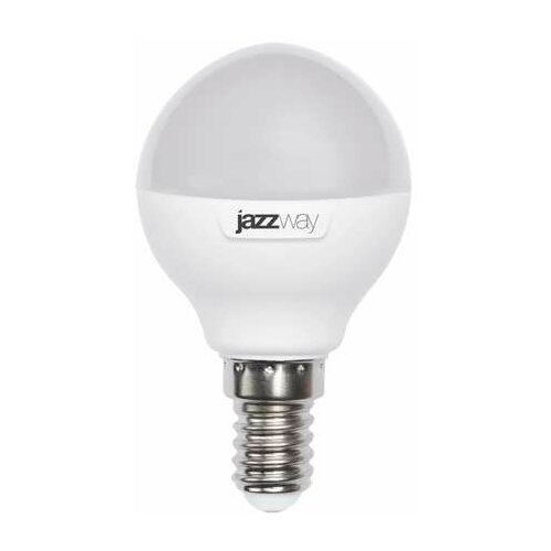 Лампа светодиодная PLED-SP G45 9Вт шар 3000К тепл. бел. E14 820лм 230В JazzWay 2859570A (2шт. в упак.)