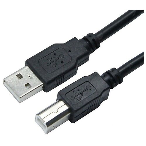 Кабель соединительный Cantell USB 2.0 для принтера, 5м, с фильтром, Черный