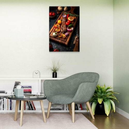 Картина на холсте 40x60 Альянс Лес "Арт, искусство" на подрамнике / интерьер/ декор