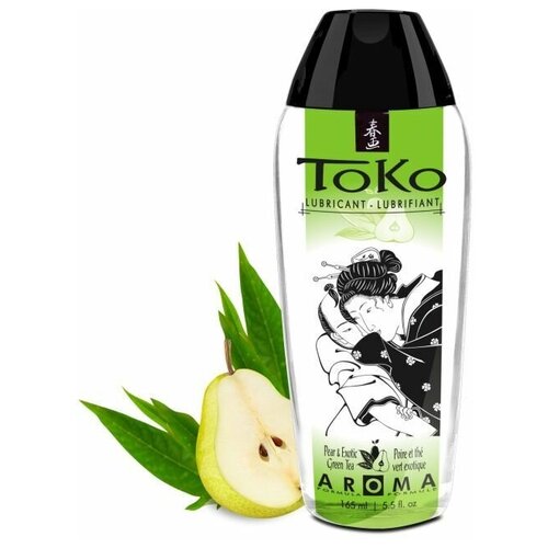 Интимный гель TOKO Pear & Exotic Green Tea с ароматом груши и зеленого чая - 165 мл, Shunga,