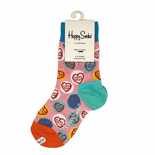 Носки Happy Socks размер 4-6 лет, красный, желтый