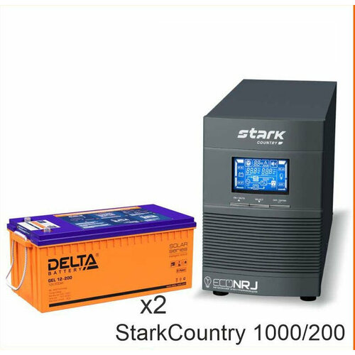 Stark Country 1000 Online, 16А + Delta GEL 12-200