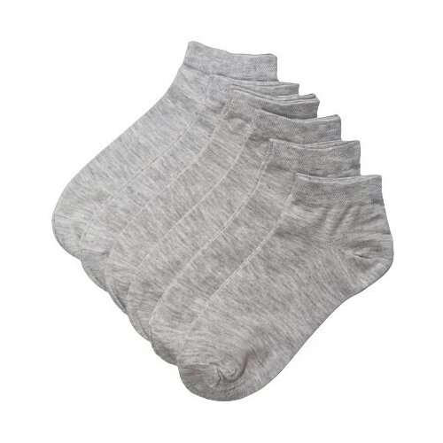 Носки , 6 пар, размер 41-47, серый