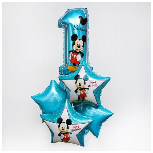 Набор фольгированных шаров «Happy Birthday», Микки Маус 25"