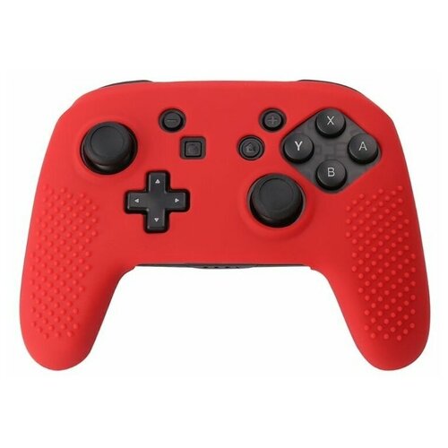 Чехол защитный для геймпада Nintendo Switch, силикон, красный, в коробке
