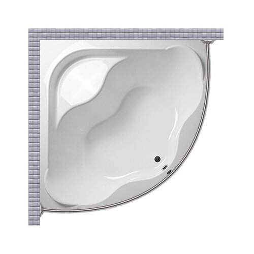 Карниз для ванной GoodHome 145x145см (Штанга) Полукруглый, дуга Усиленный из нержавеющей стали