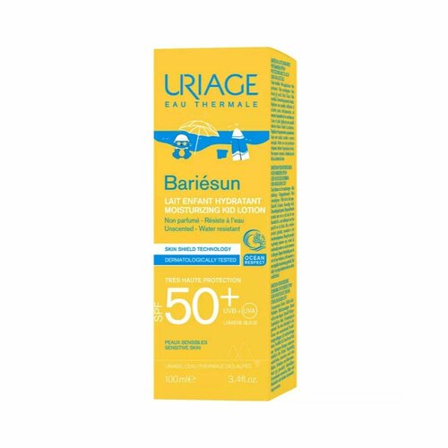 Uriage Bariesun Moisturizing Kid Lotion Увлажняющее молочко для детей SPF 50+, 100 мл