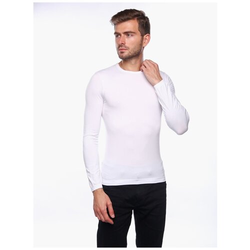 Лонгслив Intimidea T-Shirt Girocollo m/lunga UOMO, размер S/M, белый