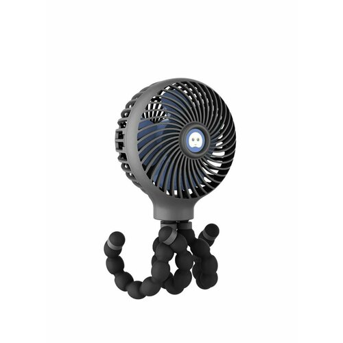 Портативный мини-вентилятор Handheld, вентилятор для детской коляски, гибкий штатив - осьминог