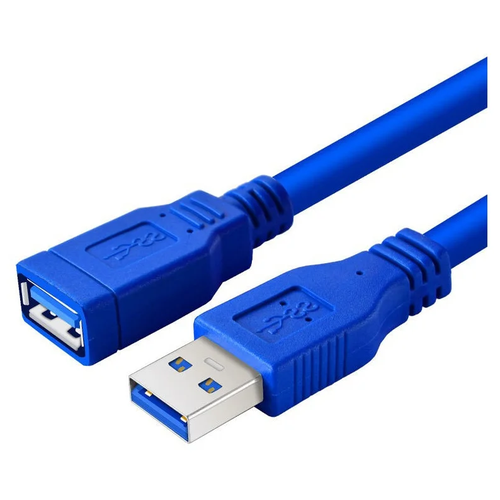 Кабель-удлинитель GSMIN A84 USB 3.0 (M) - USB 3.0 (F) (3 м) (Синий)