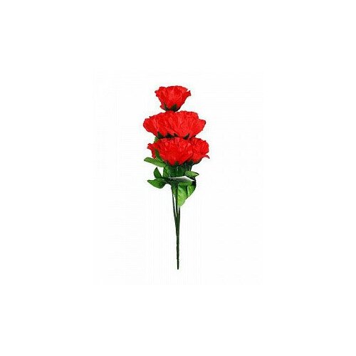 Цветок искусственный "Букет роз", 37 см