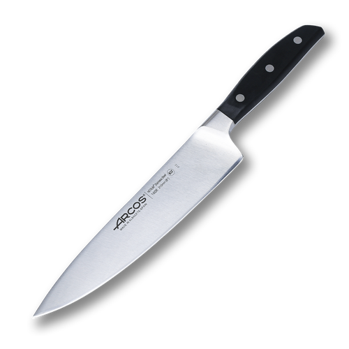 Поварской кухонный шеф-нож Arcos 21 см, кованая молибден-ванадиевая нержавеющая сталь X45CrMoV15, 160600