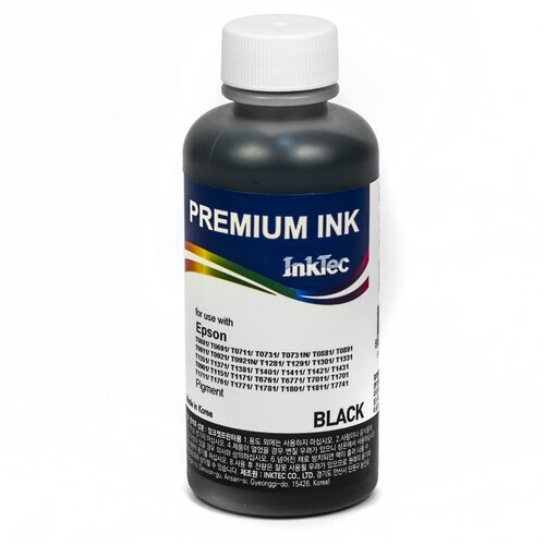 Чернила пигментные для Epson, InkTec Premium Ink (E0013-100MB) Black (черные) 100 мл, E0013-100MB