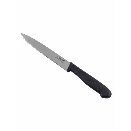 Нож для нарезки Appetite Гурман из нержавеющей стали, с зубчиками, 13 см