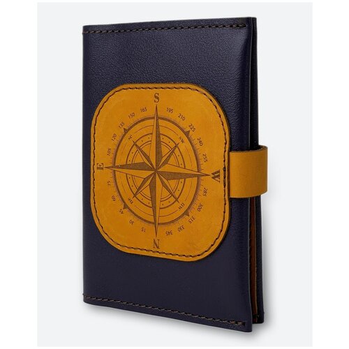 Документница для паспорта KAZA, фиолетовый, коричневый