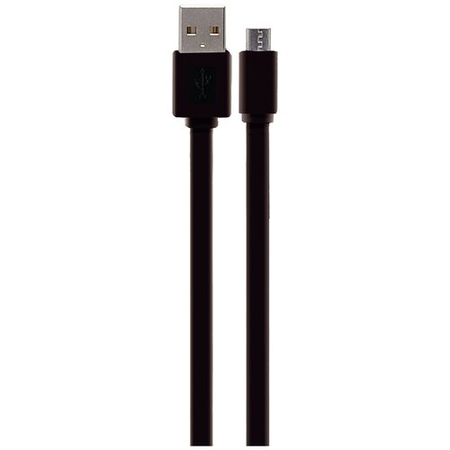 Кабель ZiPOWER PM6654 (USB TYPE-A - microUSB), 1 м, 1 шт., черный