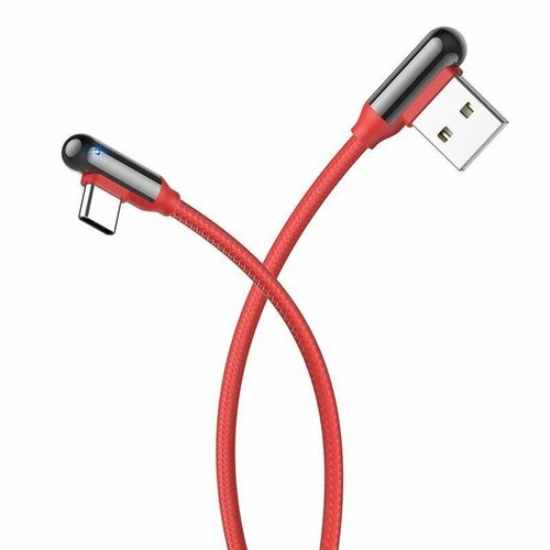 Кабель USB 3A (TYPE C) 1.2м HOCO U77 Красный