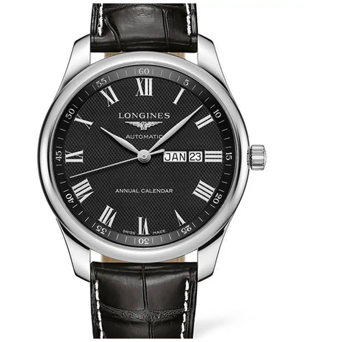Наручные часы LONGINES The Longines Master Collection, черный, серебряный