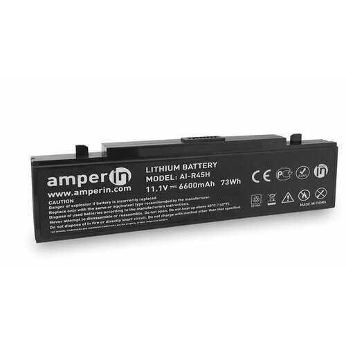 Аккумуляторная батарея усиленная Amperin для ноутбука Samsung AA-PB8NC6B/E 11.1V (6600mAh)