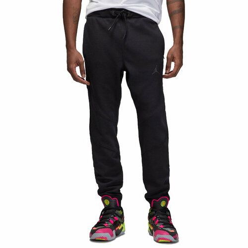 Брюки NIKE Брюки Nike Jordan Air Fleece DQ7320-010, размер XXL, черный