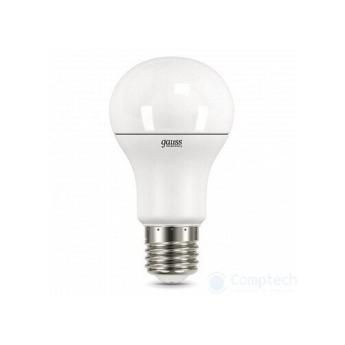 GAUSS 23215 Светодиодная лампа LED Elementary A60 15W E27 1320lm 3000K 1 10 50 0