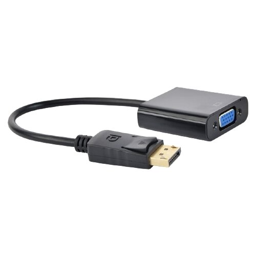 Переходник/адаптер Gembird DisplayPort - VGA (A-DPM-VGAF-02), 0.15 м, 1 шт., черный