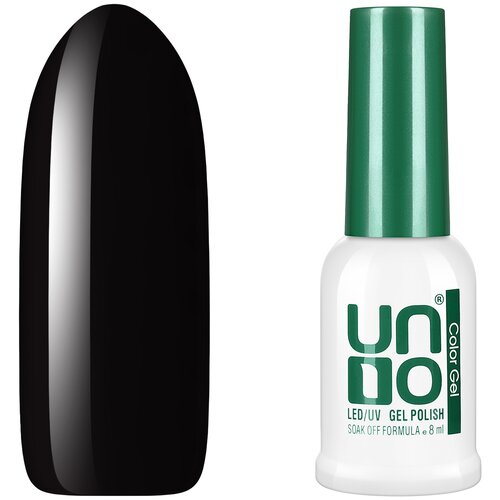 Гель лак для ногтей UNO Color Gel № 2, Black, 8 мл